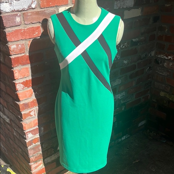 Calvin Klein | Dresses | Calvin Klein Green Shift Dress Size 4 | Poshmark